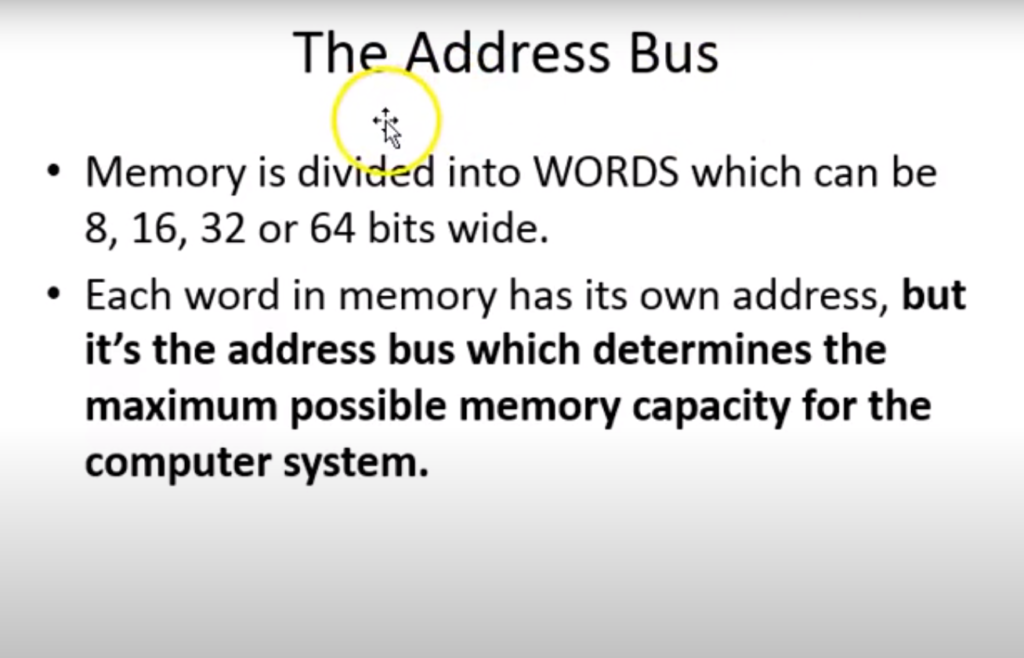 What-does-the-address-bus-do-3 - Grade A Computer Science