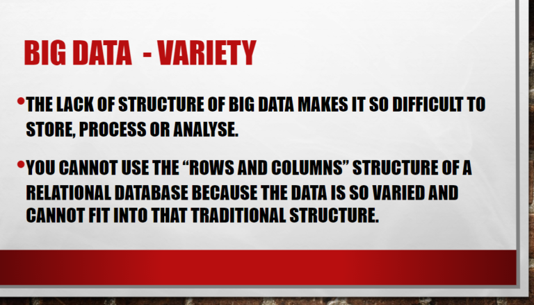 What-is-Big-Data-variety - Grade A Computer Science
