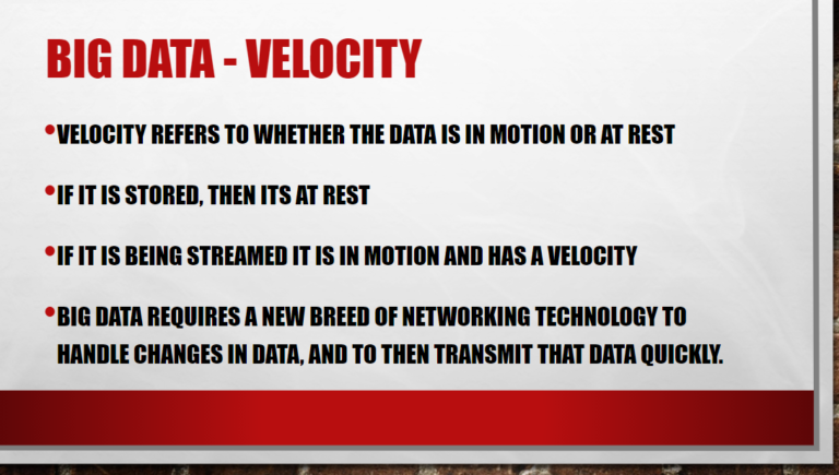 What-is-Big-Data-velocity - Grade A Computer Science
